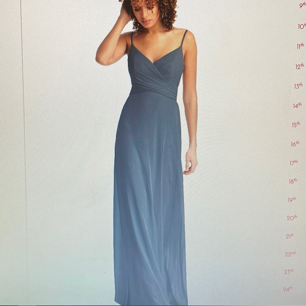 Social Bridesmaid Dress, Style 8192, Color Silverstone - Gem